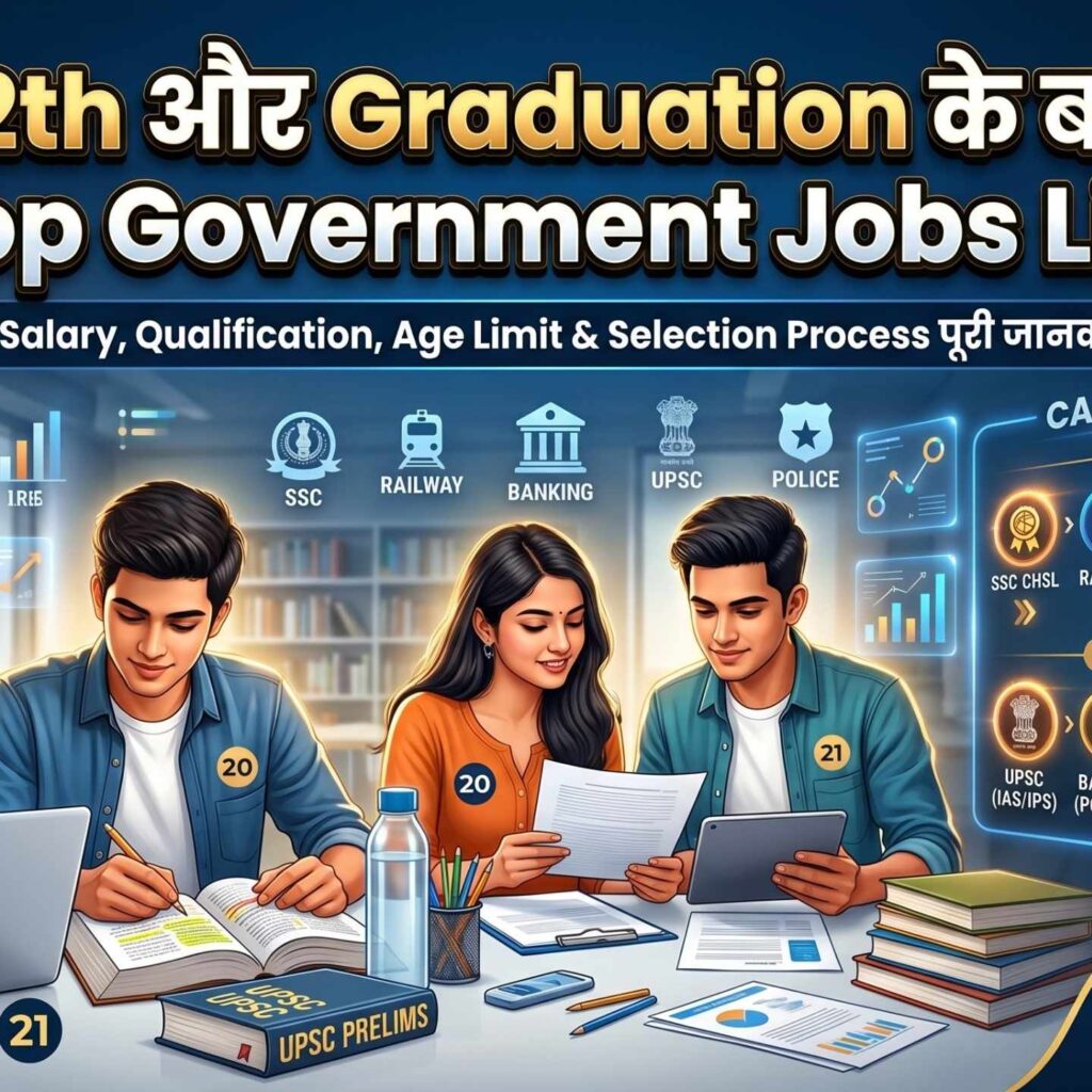 12th और Graduation के बाद Top Government Jobs List (2026 Updated Guide ...